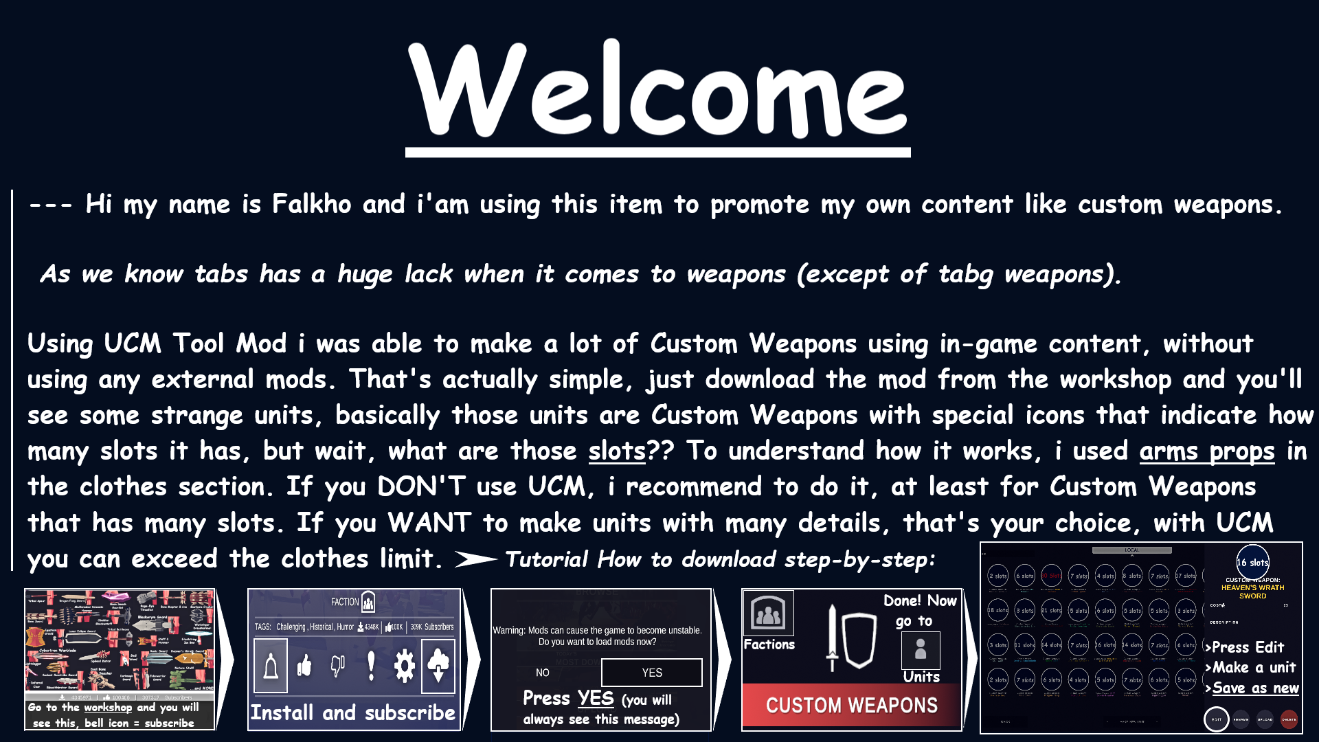 All Custom Weapons 2026 for Totally Accurate Battle Simulator - mod.io